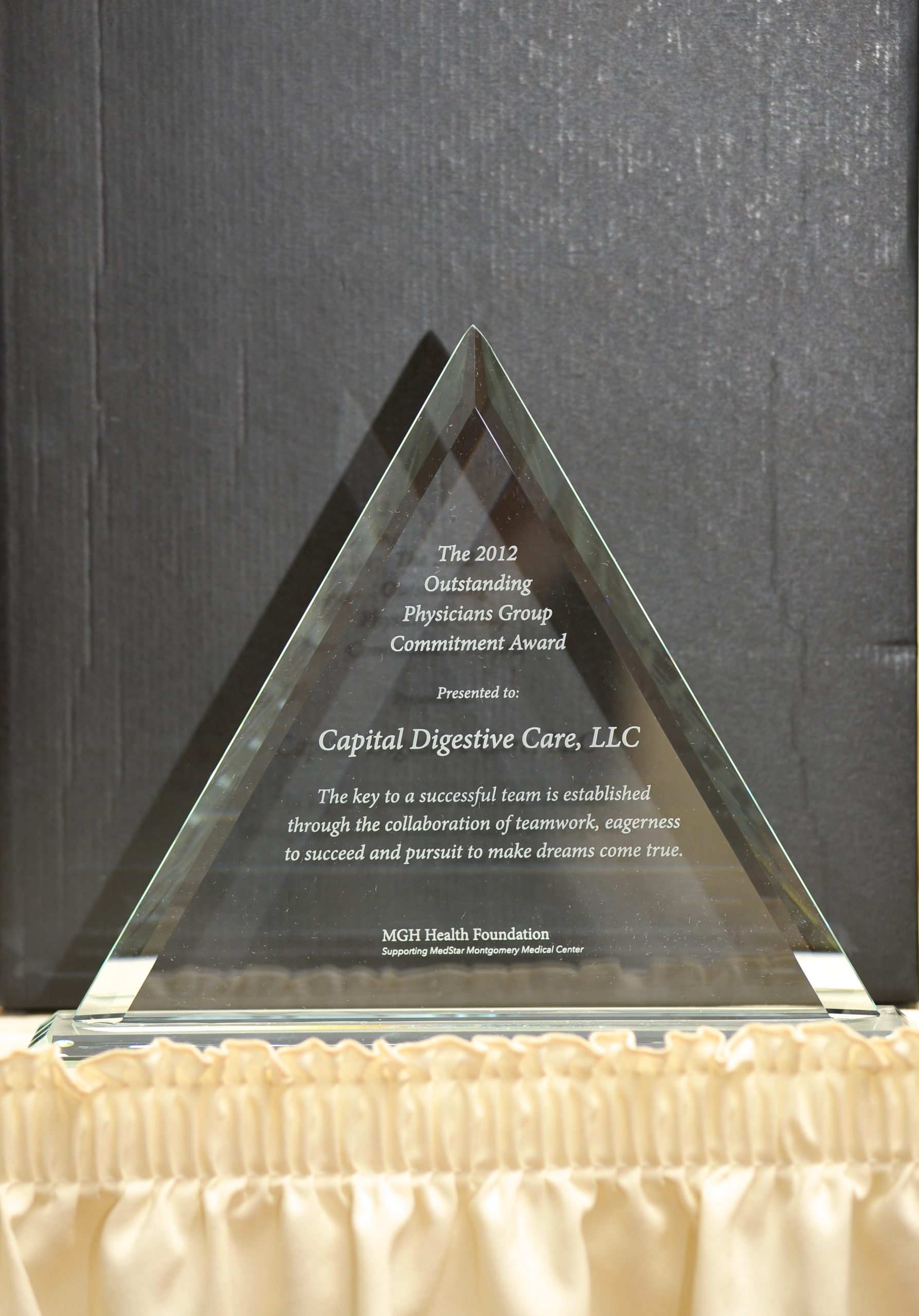 Capital Digestive Care Receives The 2012 Outstanding Physicians Group ...
